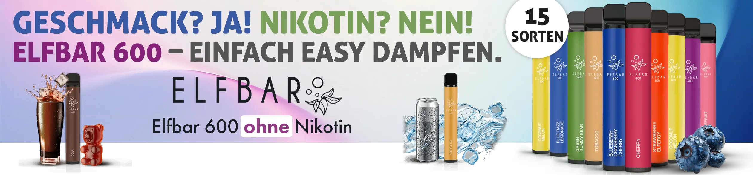 Elfbar 600 ohne Nikotin - UG-Vapes
